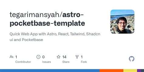 Github Tegarimansyahastro Pocketbase Template Quick Web App With Astro React Tailwind
