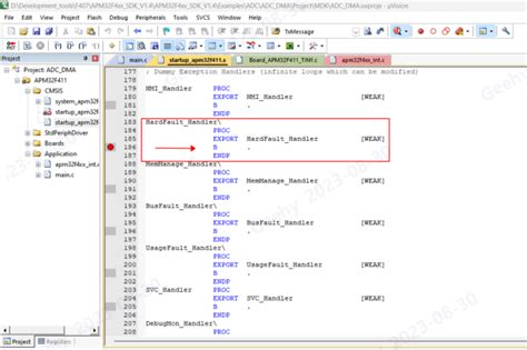 How To Debug When Entering Hardfault Geehy Community