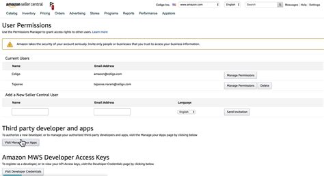 Enable Developer Access For Celigo In Amazon Seller Central