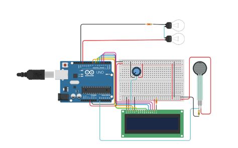 Circuit Design Force Sensor 2 Tinkercad