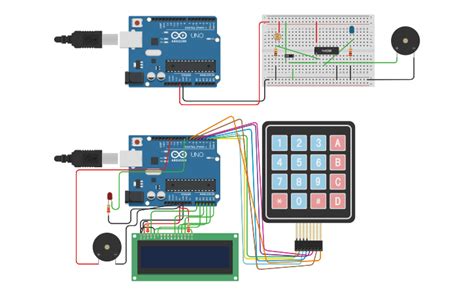 Circuit Design Burglar Alarm System Hardware And Software Tinkercad