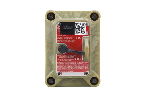 Larson Electronics Explosion Proof 30 Amp Switch Class I Div 1 And Class Ii Div 1 Non