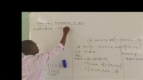 Symmetric Difference Of Setshow To Prove That A∆bauba∩b Youtube