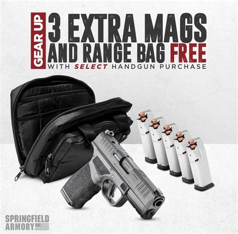 New Springfield Hellcat “gear Up” Package 9mm 3 0″ Barrel Textured
