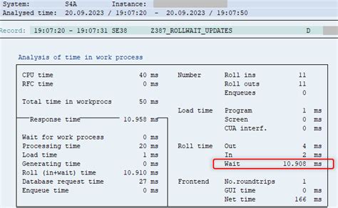 3380169 Stad Roll Wait Time Explained Sap Knowledge Base Article