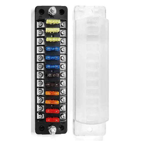 12volt Fuse Block Without Led Indicator Damp 12 Circuit Atcato