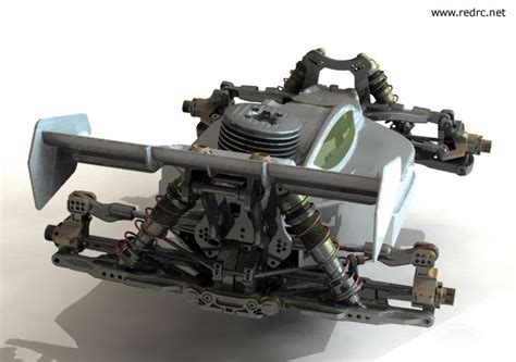 Red RC Hobbytech Spirit STR Th Scale Buggy