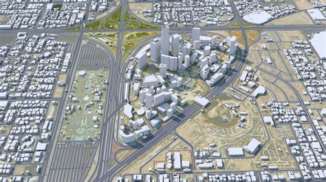 King Abdullah Financial District Kafd Riyadh 3d Model Turbosquid 2042497