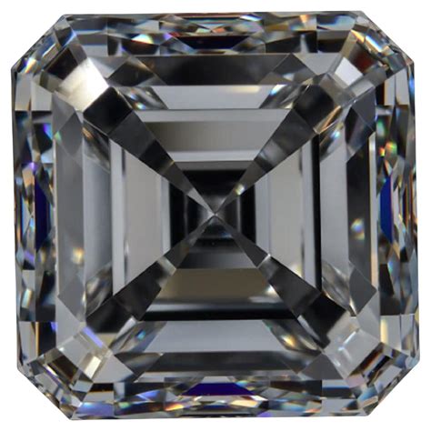 Gia Certified 4 Carat Asscher Cut Diamond Ring For Sale At 1stdibs