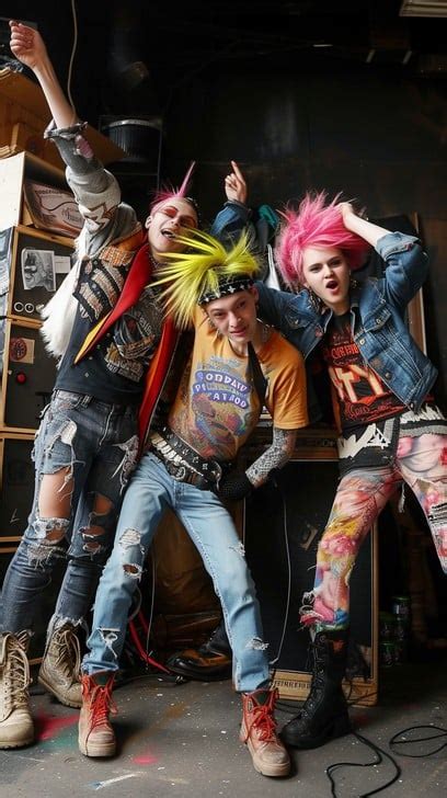 Free Colorful Punk Fashion Image Download At Stockcake