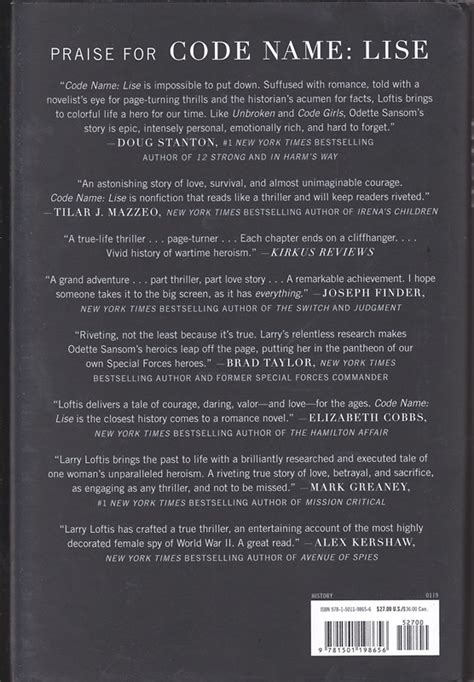 Code Name Lise Book Review Inch High Guy