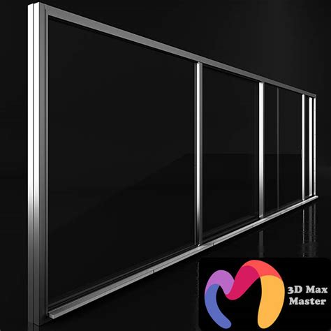 Flush Frame Swiss Window 3dmaxter