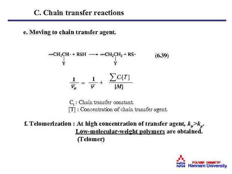 Chapter 6 Free Radical Polymerization 6 1 Introduction