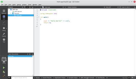 使用qt Creator创建c项目non Qt Project Csdn博客