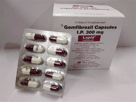 Gemfibrozil Capsule 300mg At ₹ 303 Strip Gemfibrozil Tablet In Nagpur Id 2854138385448
