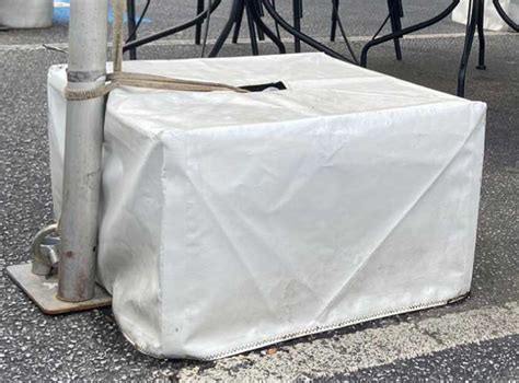 White Block Cover Heartland Tents And Event Rentals