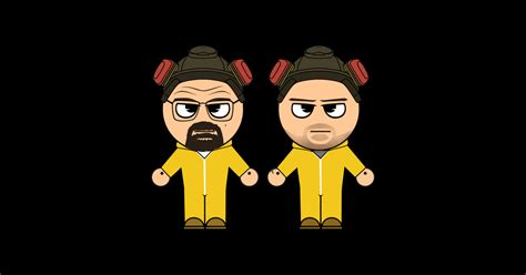 Breaking Bad Walter And Pinkman Chibi Breaking Bad Posters And Art Prints Teepublic