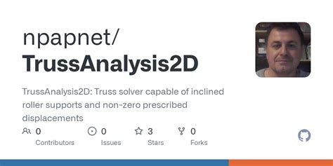 GitHub Npapnet TrussAnalysis D TrussAnalysis D Truss Solver Capable Of Inclined Roller