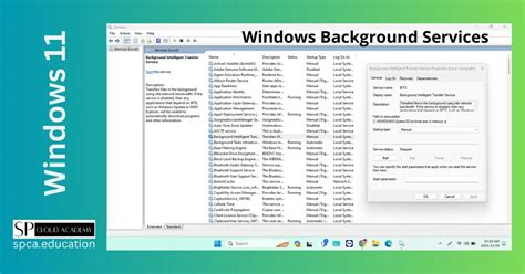 Windows 11 Background Services