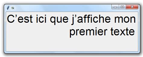 Python Tkinter Compléments