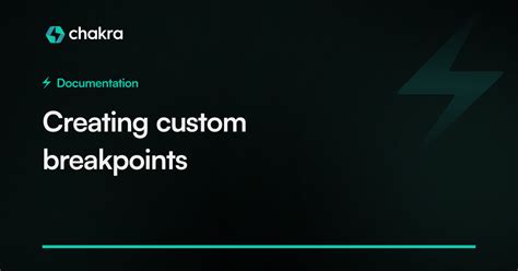 Creating Custom Breakpoints Chakra Ui