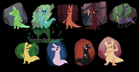All Slugcats Rain World By Firefish228 On Deviantart