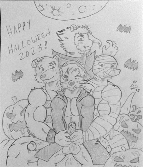 Rule 34 Albinoseaborn Anthro Balls Barazoku Bat Bear Black Clothing