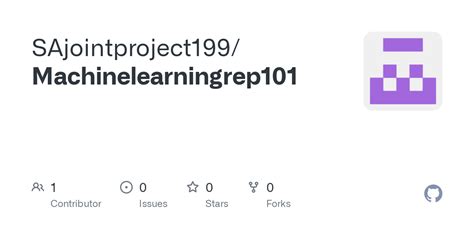 GitHub SAjointproject Machinelearningrep