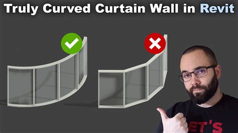 How To Create Curved Curtain Wall In Revit