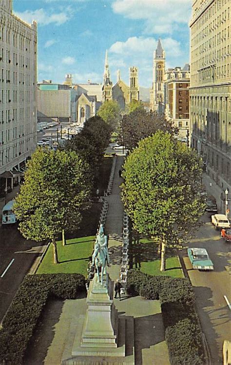 Piatt Park Cincinnati Ohio Oh Postcard