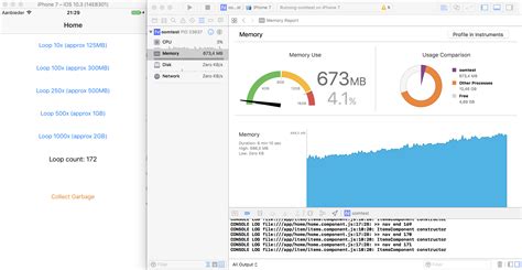 Memory Leak On Ios Since Tns Ios 300 · Issue 4490 · Nativescript