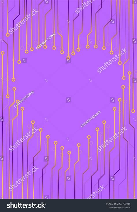 microcircuit background microprocessor electronic circuit vector stock