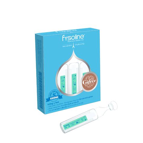 Fysoline Hypertonic Solution French Antibacterial Physiological Saline