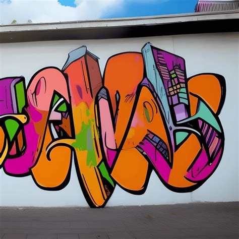 Grafity A Digital Graphic Of A Graffiti Artist · Creative Fabrica