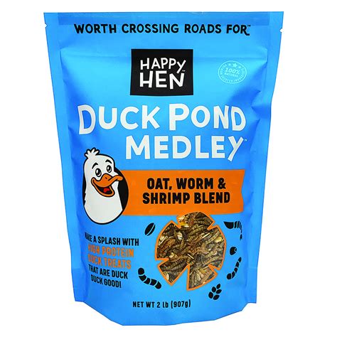 Happy Hen Duck Pond Medley Oat Dried Worm And Shrimp Blend High Protein