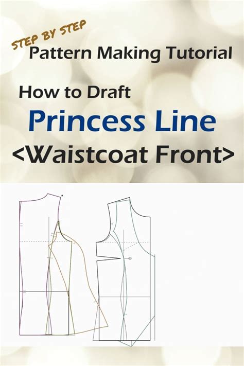 How To Draft Princess Lines Waistcoat Pattern Making Front Body Artofit