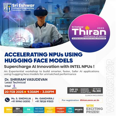 Thiran2025 Ai Intel Huggingface Npus Machinelearning Deeplearning Department Of