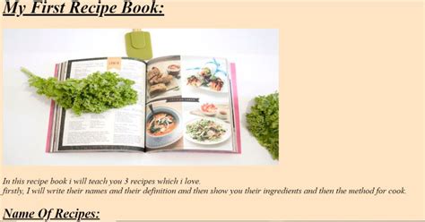 Esha Chohan On Linkedin I Made This Recipe Book Using Html And Css