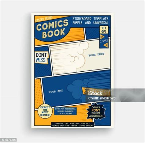 만화 책 페이지 템플릿 클래식 스토리보드 아트워크 만화 잡지 표지 벡터 그래픽 그림책에 대한 스톡 벡터 아트 및 기타 이미지 그림책 슈퍼히어로 이야기하기 Istock