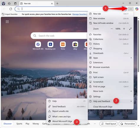Как узнать версию Microsoft Edge у меня на компьютере