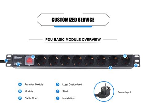 U Iec C Pdu Socket Way With Switch For Server Room C Plug Buy Pdu Socket Way Power