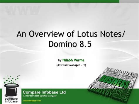 Overview Of Lotus Notes Domino 8 5 PPT