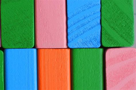 Multicolored Wooden Blocks Stock Image Image Of Close 254928003