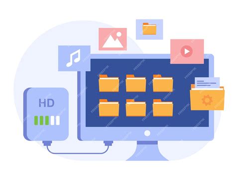 Premium Vector Document File Concept Management File Secure Database