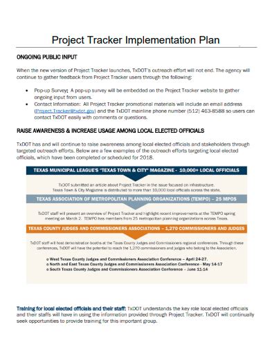 Project Tracker Examples Pdf Examples