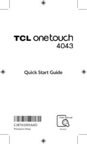 TCL OneTouch 4043 Manual 174 Sider