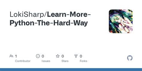 Github Lokisharp Learn More Python The Hard Way