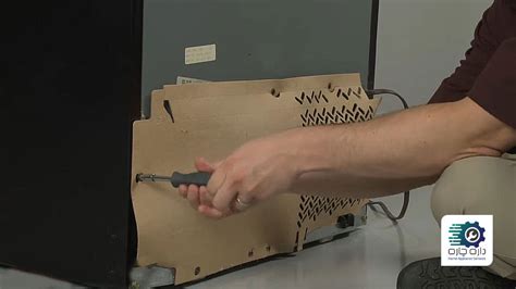 نحوه تعویض موتور فن کندانسور یخچال فریزر ساید بای ساید جنرال الکتریک