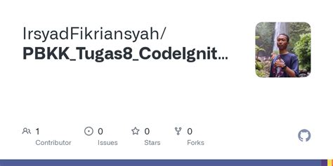 Github Irsyadfikriansyah Pbkk Tugas Codeigniter Crud