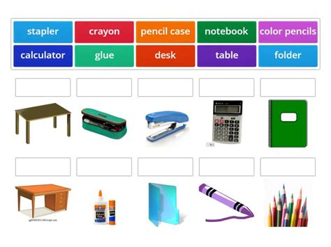 Classroom Things Match Up